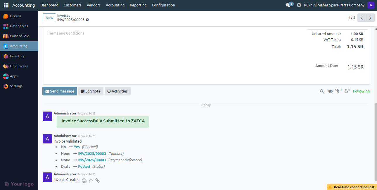 ZATCA Phase 2 Odoo Implementation | Saudi E-Invoicing & VAT